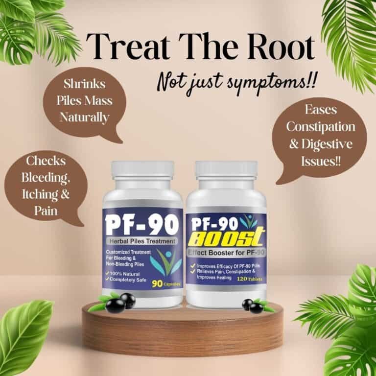 PF 90 Tablets For Piles | 100% Natural Ayurvedic Piles Medicine