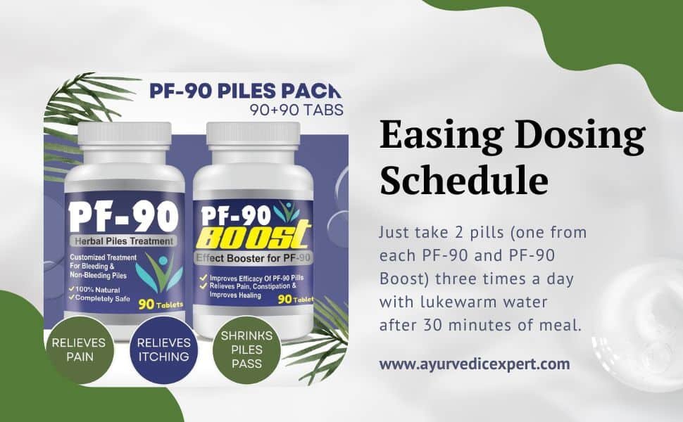 PF 90 Tablets For Piles | 100% Natural Ayurvedic Piles Medicine