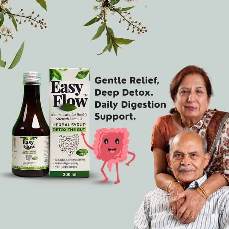 EasyFlow Ayurvedic Herbal Syrup For Constipation, Gas & Acidity