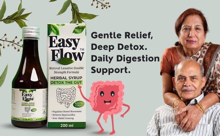 EasyFlow Ayurvedic Herbal Syrup For Constipation, Gas & Acidity