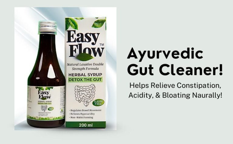 EasyFlow Ayurvedic Herbal Syrup For Constipation, Gas & Acidity