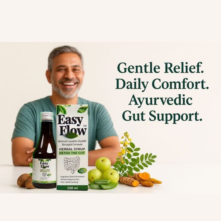 EasyFlow Ayurvedic Herbal Syrup For Constipation, Gas & Acidity