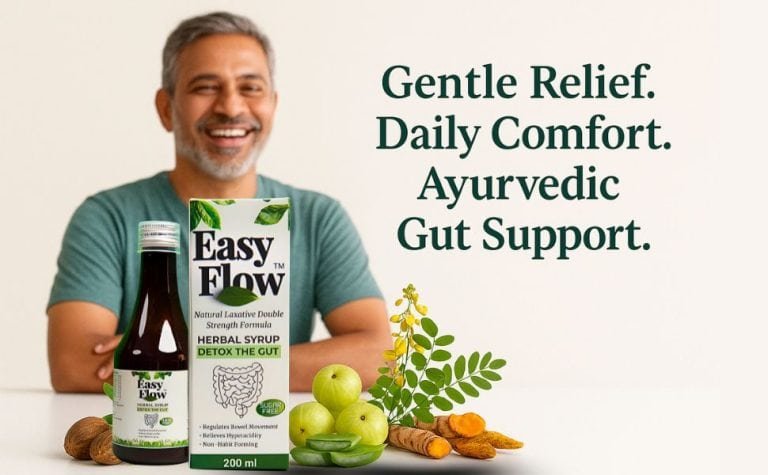 EasyFlow Ayurvedic Herbal Syrup For Constipation, Gas & Acidity