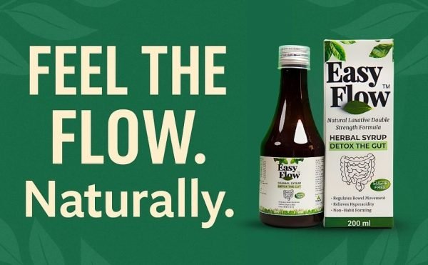 EasyFlow Ayurvedic Herbal Syrup For Constipation, Gas & Acidity