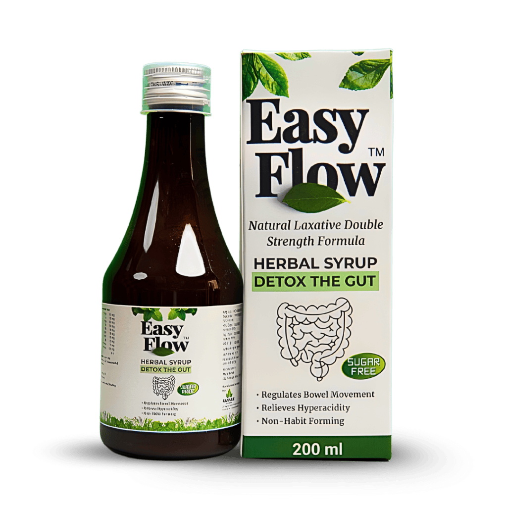 EasyFlow Ayurvedic Herbal Syrup For Constipation, Gas & Acidity