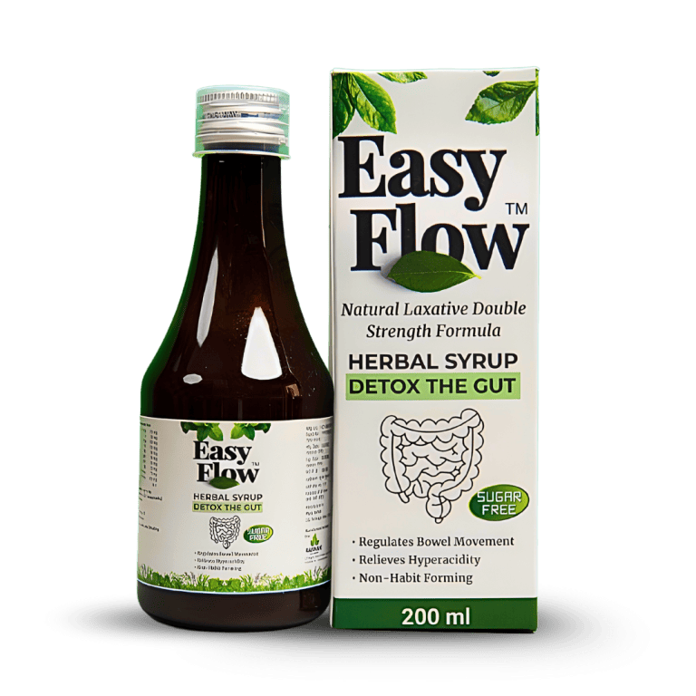EasyFlow Ayurvedic Herbal Syrup For Constipation, Gas & Acidity